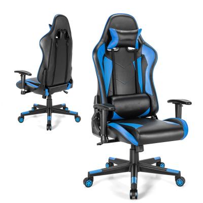 China ALINUNU Gaming Chair Racing Style Chair with Adjustable Lumbar Support and Headrest for sale