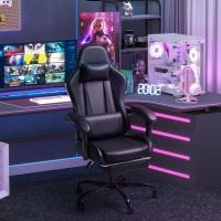 China 41.9 Pounds Video Racing Gaming Chair Ergonomic Swivel Seat Headrest 3 Gas Lifts for sale