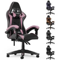 China Adjustable Racing Gaming Chair with Headrest and Lumbar Support 15 Kilograms Item Weight for sale