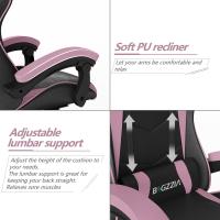 China Adjustable Racing Gaming Chair with Headrest and Lumbar Support 15 Kilograms Item Weight for sale
