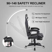 China Competitive Iron Metal Computer Racing Gaming Chair with Footrest and Lumbar Support for sale