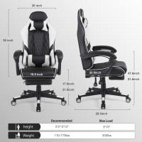 China Competitive Iron Metal Computer Racing Gaming Chair with Footrest and Lumbar Support for sale