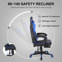 China Modern Design Customized Color Racing Gaming Chair with Footrest and Lumbar Support for sale