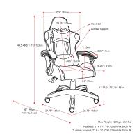 China Swivel Style Racing Gaming Chair With Footrest and 3 Gas Lift within ALINUNU for sale