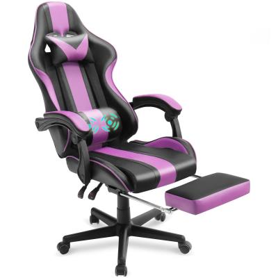 China Highly Durable Computer Gaming Chairs with Footrest for Adult Teens Metal Type Iron for sale