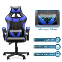 China 3 Gas Lift High Back Racing Gaming Chair with Modern Design Style and Lumbar Support for sale