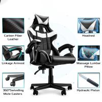 China High Back Customized Color Racing Gaming Chair with Lumbar Support and 3 Gas Lift for sale