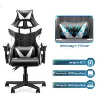 China High Back Customized Color Racing Gaming Chair with Lumbar Support and 3 Gas Lift for sale