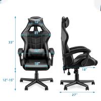 China 35.2 lbs Item Weight Racing Gaming Chair with Lumbar Support High Back Ergonomic Design for sale