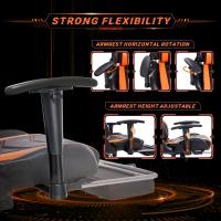 China 360 Swivel High Back Adjustable Computer Racing Chair with Footrest and Height Adjust for sale