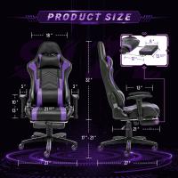 China Direct High Back Ergonomic Gaming Chair with Footrest Adjustable Computer Racing Chair for sale