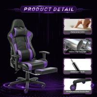 China Direct High Back Ergonomic Gaming Chair with Footrest Adjustable Computer Racing Chair for sale