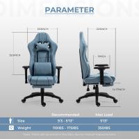 China Custom Color Ergonomic Gamer Chair with Massage Lumbar Support and Footrest ALINUNU for sale