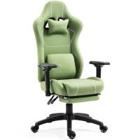 China Home Office Gaming Chair with Massage Lumbar Support and Footrest in Modern Design for sale