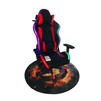 China Adjustable Armrest PU Reclining Gaming Chair with Lift Chair Style and Y Mail Packing for sale