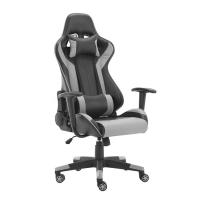 China Synthetic Leather Fabric Gaming Chair 2022 with Wheels Reclining PC Gamer Racing Style for sale