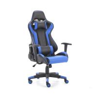 China Synthetic Leather Fabric Gaming Chair 2022 with Wheels Reclining PC Gamer Racing Style for sale