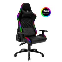 China LED Light and Remote Control PU Gaming Chair Office Furniture with Synthetic Leather for sale