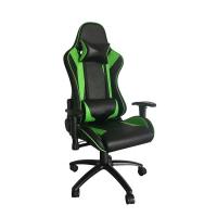 China Office Furniture Green Ergonomic Swivel Gaming Chair with Adjustable Armrest and Height for sale