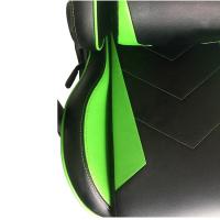 China Office Furniture Green Ergonomic Swivel Gaming Chair with Adjustable Armrest and Height for sale