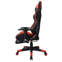 China Computer Gamer Modern Office Gaming Chair with Footrest and 2D Adjustable PU Armrests for sale