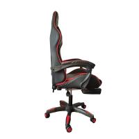 China Luxury Colorful PVC Racing Reclining Chair with Genuine Leather Seat Height 54cm for sale