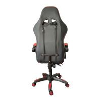 China Luxury Colorful PVC Racing Reclining Chair with Genuine Leather Seat Height 54cm for sale