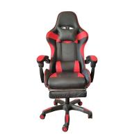 China Luxury Colorful PVC Racing Reclining Chair with Genuine Leather Seat Height 54cm for sale
