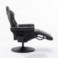 China Comfortable Gaming Chair with Adjustable Footrest and Durable Fabric Armrest for sale