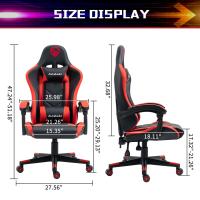 China ALINUNU PC Gamer Chair Ergonomic PU Leather Swivel Gaming Chair with 3 100mm Gas Lift for sale