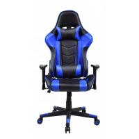 China Furniture Racing Style Reclining PU Leather Gaming Chair with Massage Lumbar Support for sale