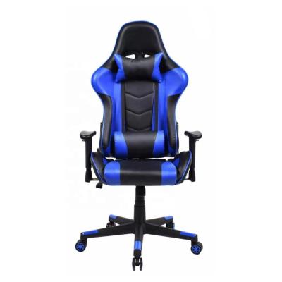 China Furniture Racing Style Reclining PU Leather Gaming Chair with Massage Lumbar Support for sale