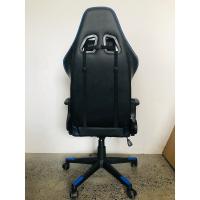 China Furniture Racing Style Reclining PU Leather Gaming Chair with Massage Lumbar Support for sale