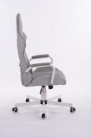 China 320 White Kd Metal Star Base Revolving Ergonomic Luxury Office Boss Chair with Gaslift for sale
