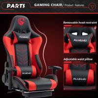 China Take Your Gaming to the Next Level with ALINUNU High Back Gaming Chair and Footrest for sale