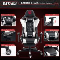 China Overseas Warehouse Delivery Hot Gaming Chair with Resting Feet Height Adjustable for sale