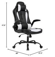China Solid Back Ergonomic Office Chair with Customized Color and Lumbar Support Flip Up Arms for sale
