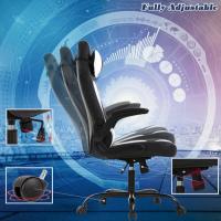 China Solid Back Ergonomic Office Chair with Customized Color and Lumbar Support Flip Up Arms for sale