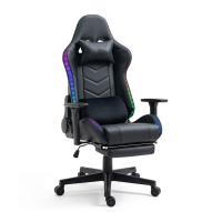 China Adjustable Computer Chair with Headrest and Lumbar Support Metal Frame Gaming Chair for sale
