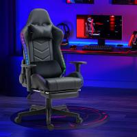 China Adjustable Computer Chair with Headrest and Lumbar Support Metal Frame Gaming Chair for sale