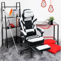 China Height Adjust Gaming Chair with Footrest 400lb Memory Foam Adjustable Tilt Back Angle for sale