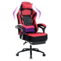 China Adjustable Tilt Back Angle Gaming Chair with Footrest and Memory Foam 400lb Capacity for sale