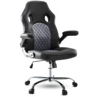 China 3 Gas Lift Ergonomic Office Chair with Padded Flip-up Armrests and Customized Color for sale