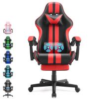 China Mail Packing Ergonomic Racing Style Gaming Chair with Headrest and Lumbar Support for sale