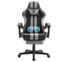 China Racing Style Gaming Chair with Footrest Headrest and Lumbar Support Customized Color for sale