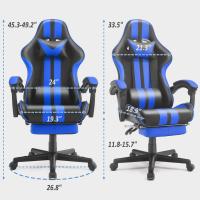 China Ergonomic Racing Style Gaming Chair with Headrest and Lumbar Support 300lb Capacity for sale
