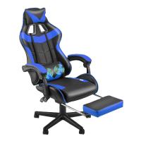 China Direct Adjustable Height Gaming Chair with Leather Material Headrest and Lumbar Support for sale