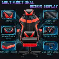 China Experience the Best Gaming Chair with Footrest Maximum Weight Recommendation 250 Pounds for sale