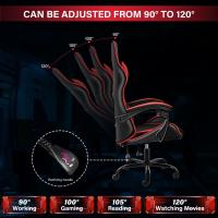 China Synthetic Leather Racing Office Computer Video Game Chair Adjustable Swivel 25.3lbs for sale