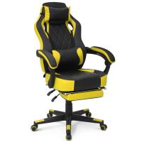 China 360 Degree Swivel Racing Style Gaming Chair with PU Leather Detachable Lumbar Support for sale